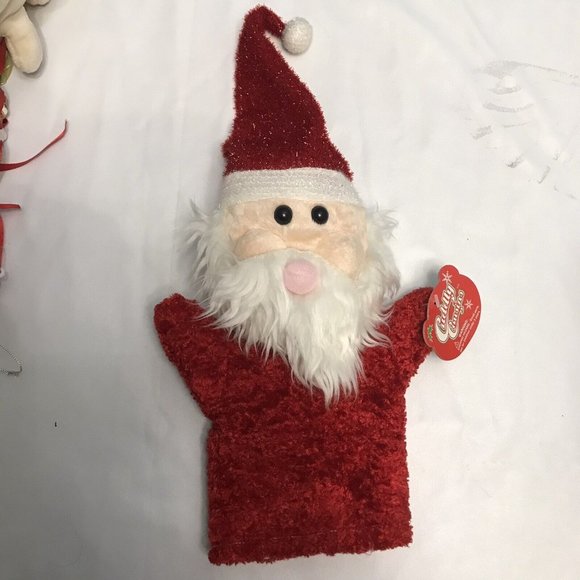 Cuddly Cousins | Other | Plush Santa Claus Hand Puppet Christmas Cuddly ...
